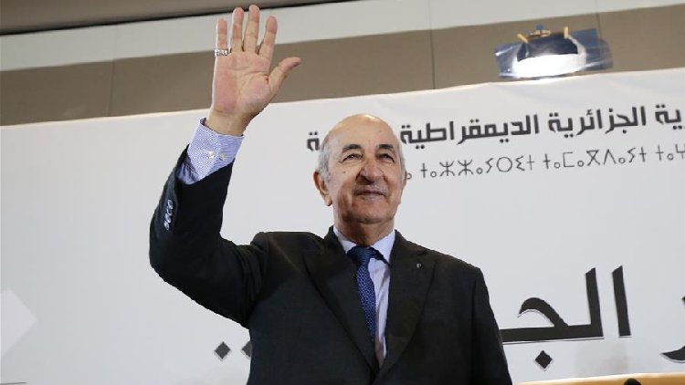Algeria president makes first appearance since hospitalisation - CGTN