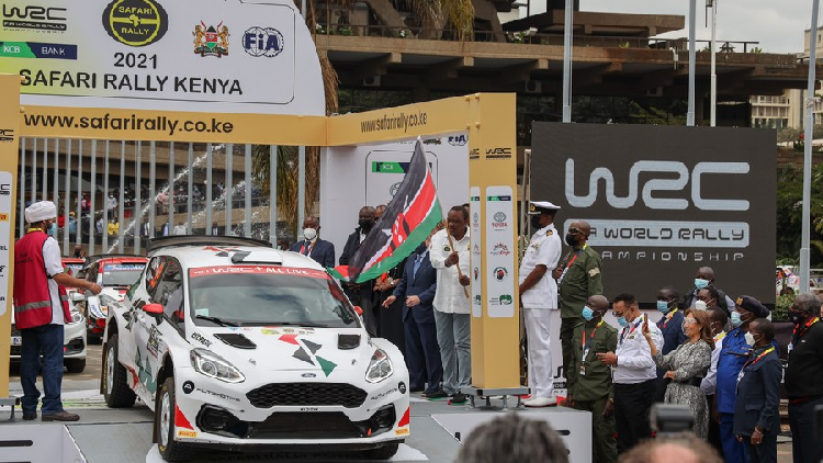 Kenyan president waves off WRC safari rally - CGTN