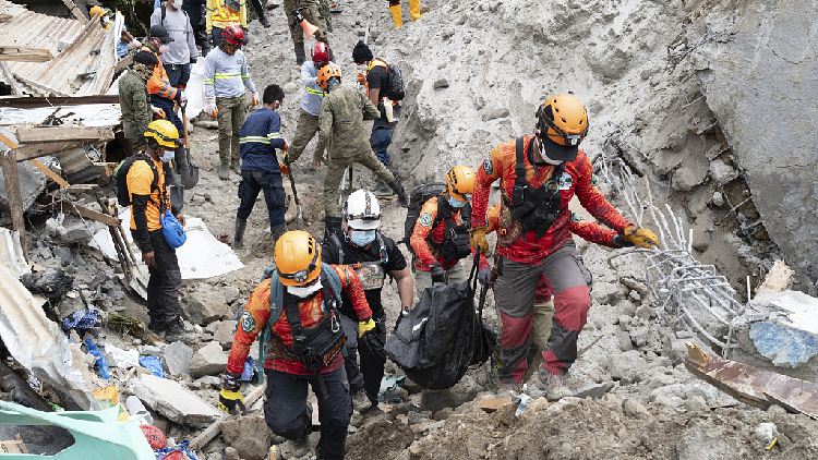 Philippine landslide death toll almost doubles to 27: official - CGTN