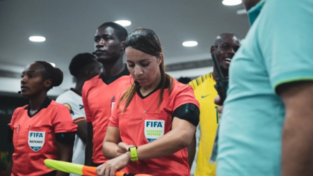 History made as first female referee takes charge of AFCON U23 match - CGTN